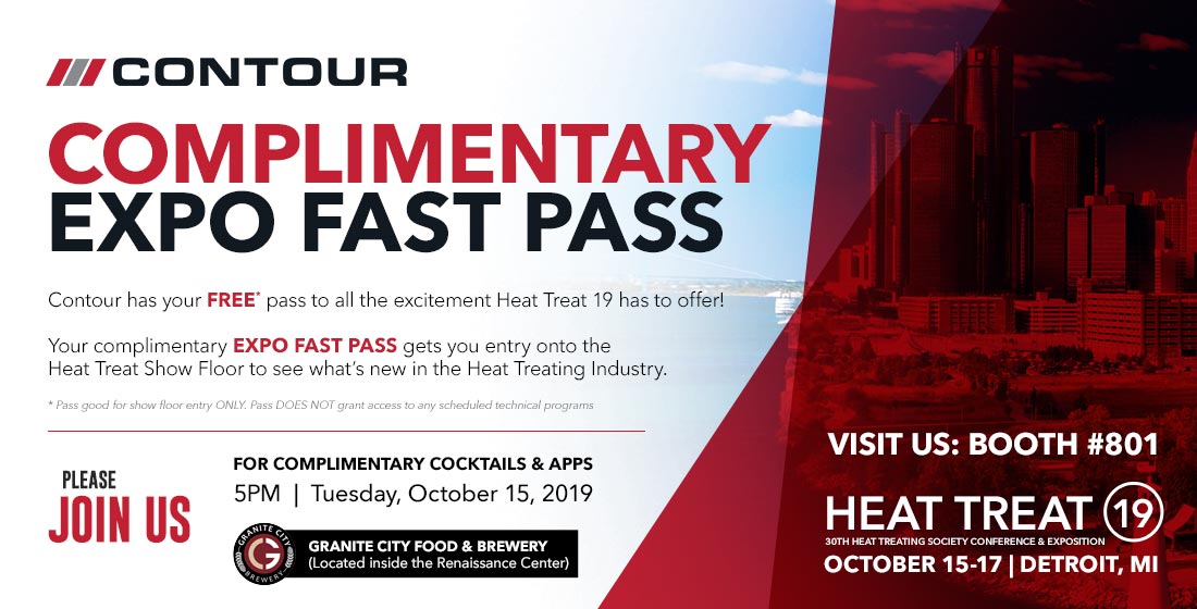 Contour Has Your Free ASM Heat Treat Expo Passes • Contour Hardening